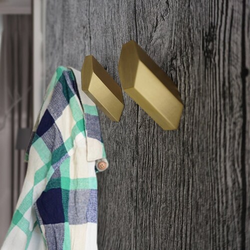 Brass Hexagon Hook Decorative Wall Hooks Coat Hook Hangers Bag - Etsy