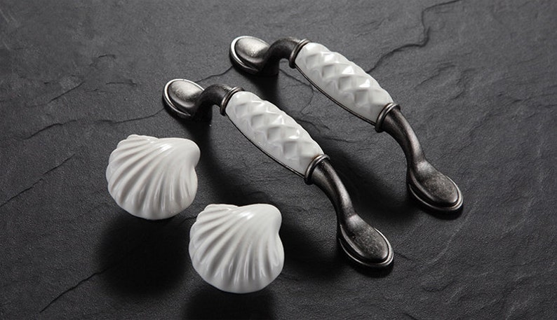 3.78'' Shell Nautical Dresser Knobs Pulls Drawer Pulls | Etsy