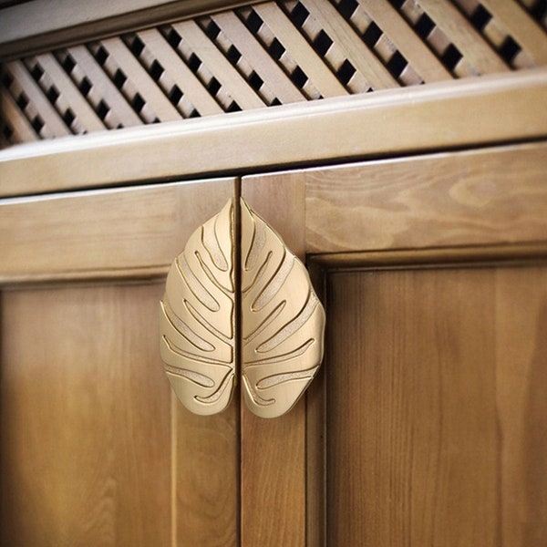 Leaf Drawer Pulls - Etsy