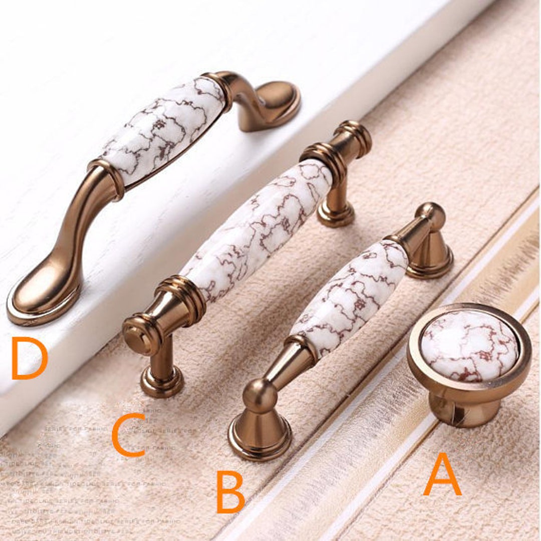 3.78'' Ceramic Cabinet Handles Knobs Drawer Pulls - Etsy
