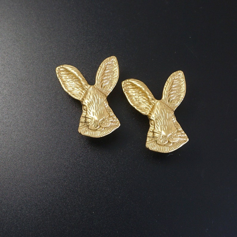 Brass Rabbit Knobs Gold Knobs Decor Bunny Dresser Knobs Pulls - Etsy