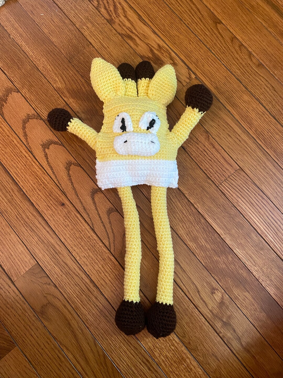 Crochet Giraffe, Movable Legs/hands, Toy, Children's Toy, Stuffed ...