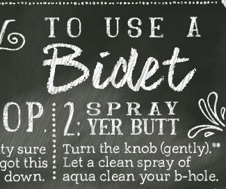 Bidet Sign - How to Use - Etsy