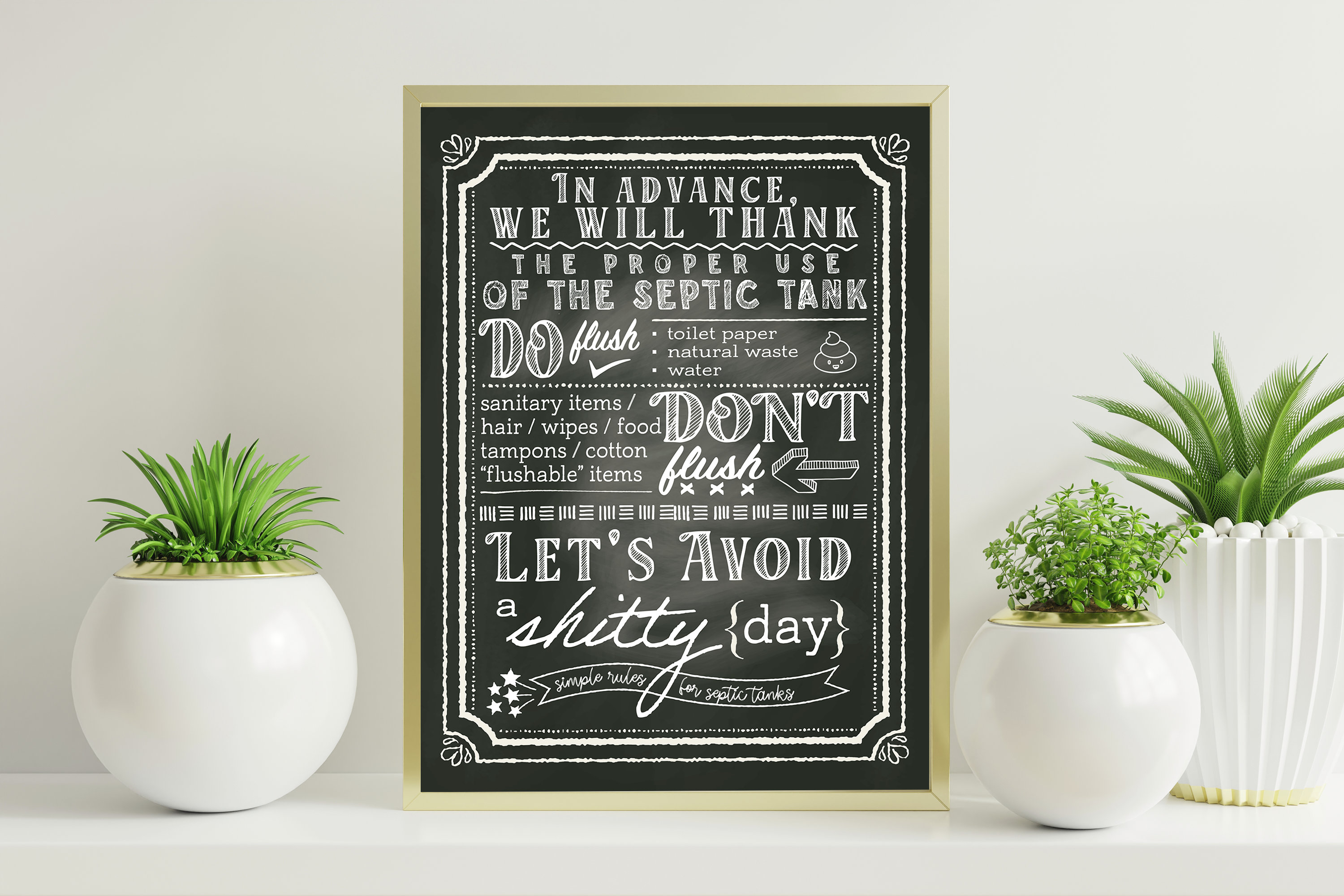 Septic Tank Bathroom Sign - Etsy