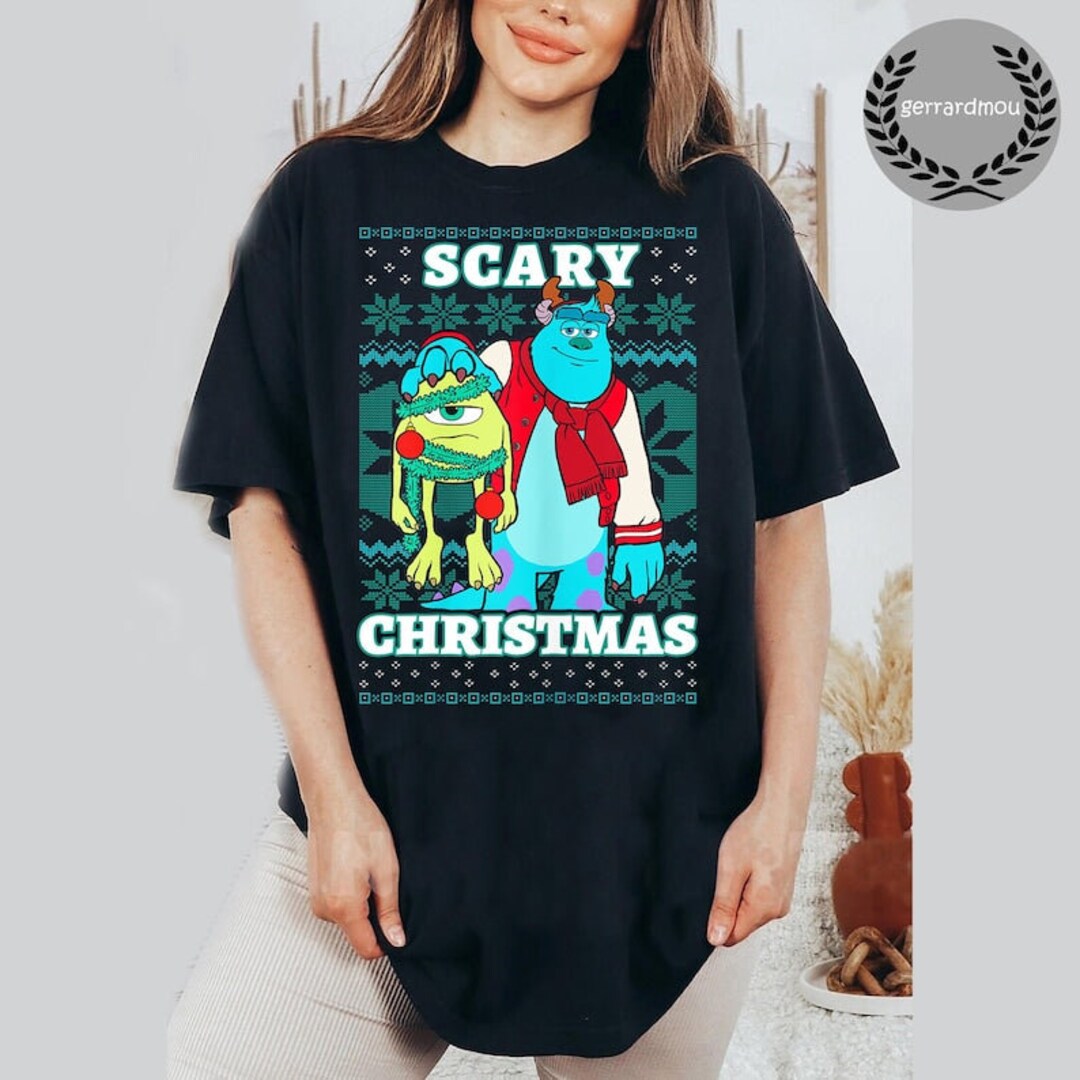 Monsters Inc Mike Present and Santa Sully Christmas Light - Etsy