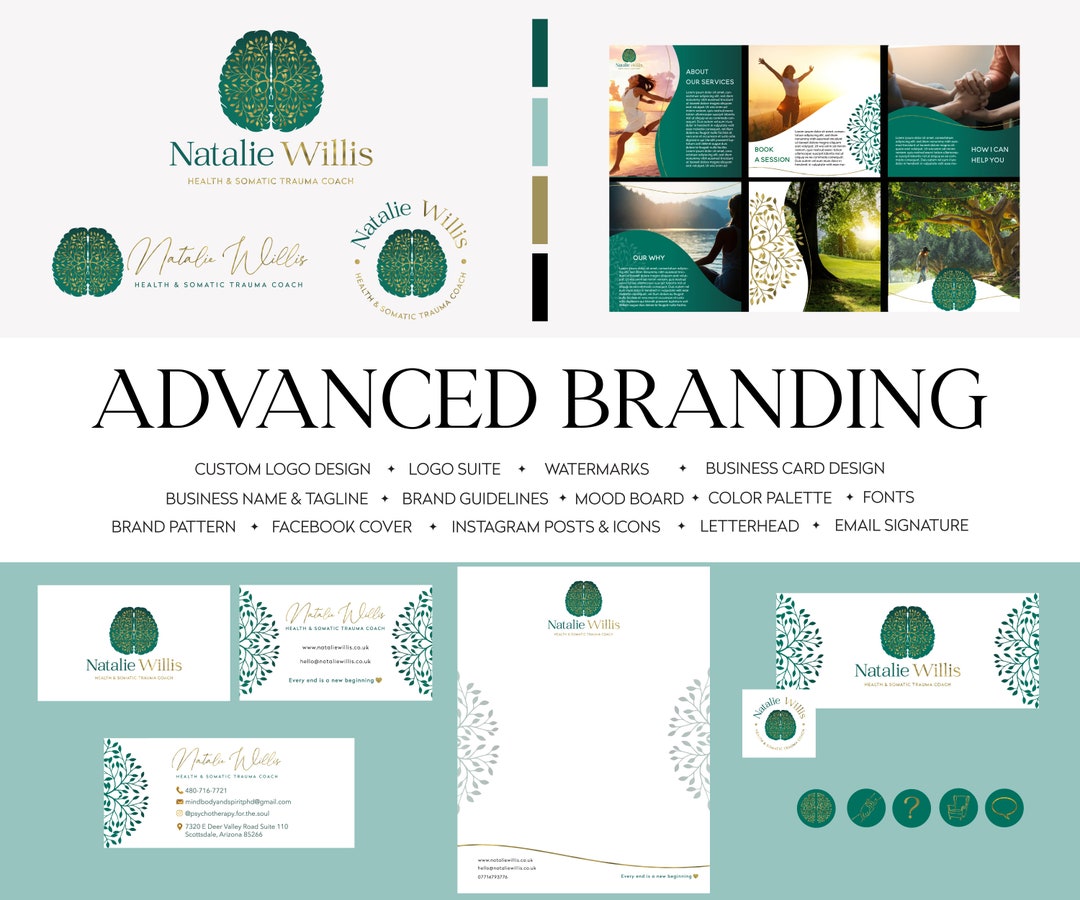Custom Branding Package by Graphic Designer Including Logo, Business ...