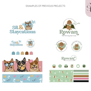 Custom Dog Pet Logo Design, Pooch Mascot Logo Branding, Character ...