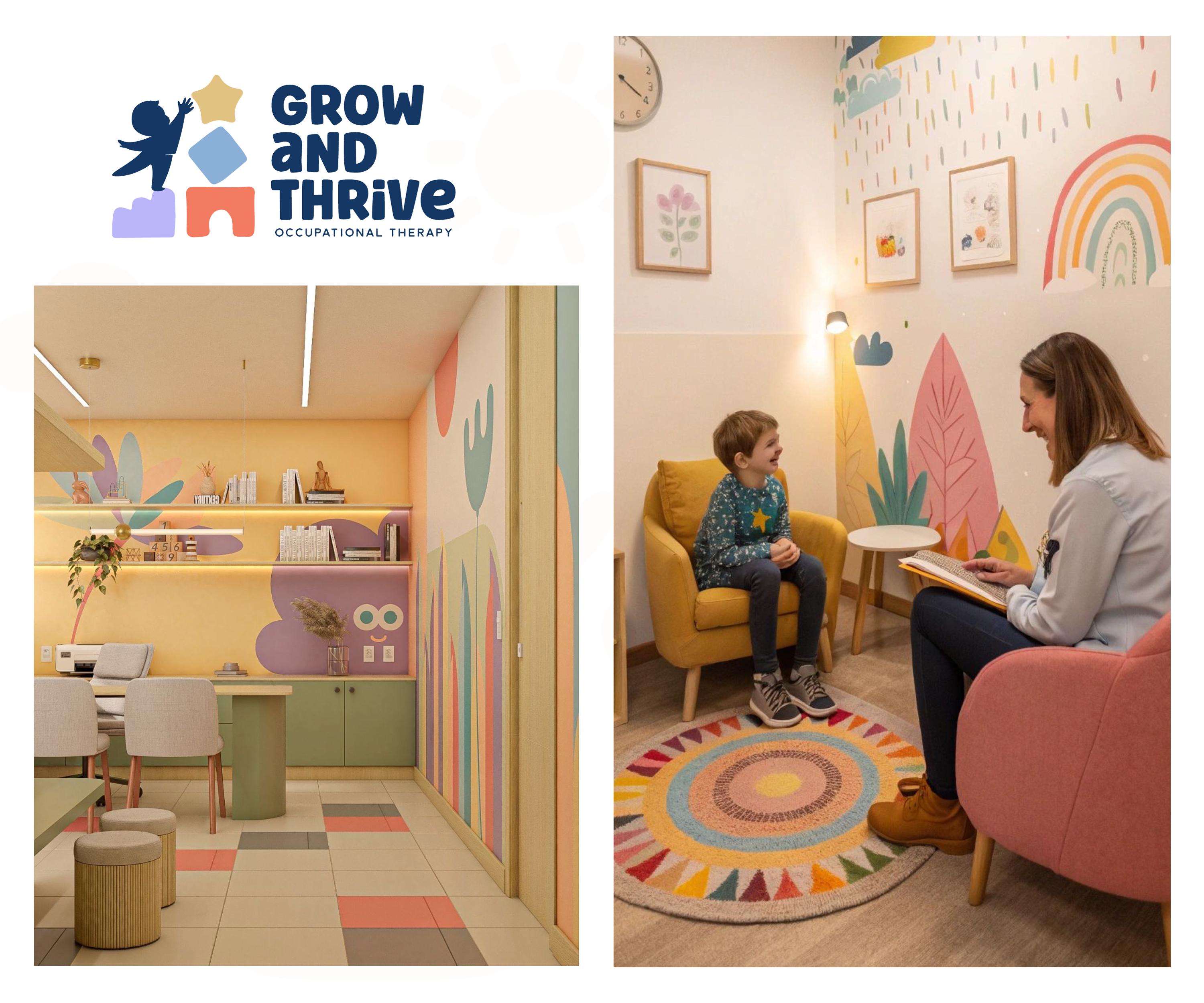Children Therapy Logo Design - Ocuppational Therapy, ABA, Daycare ...