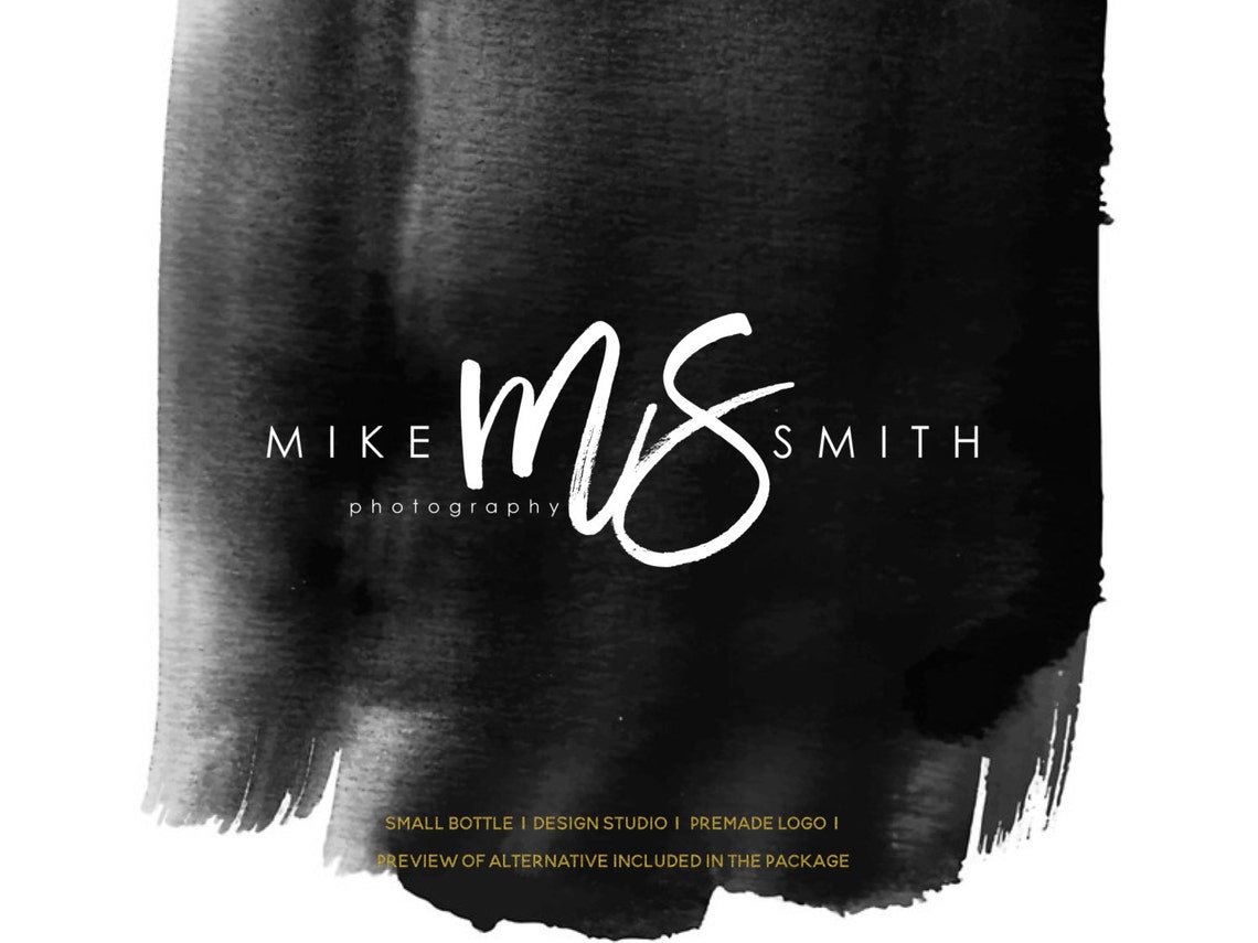 Photography Monogram Logo Design Male Logo Initials Logo | Etsy