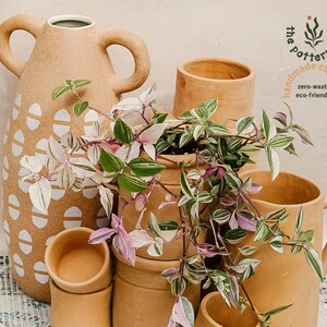 Pottery Hand Made Planters Logo | Vase Hand Made Logo Kit | Branding ...