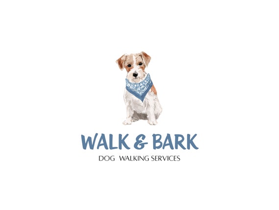 Dog Walking Service Logo