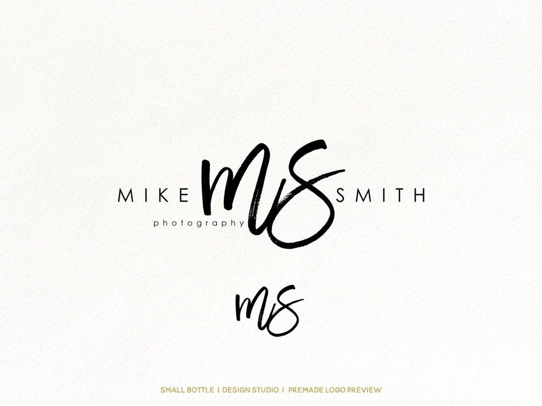 Photography Monogram Logo Design, Male Logo, Initials Logo, Business ...