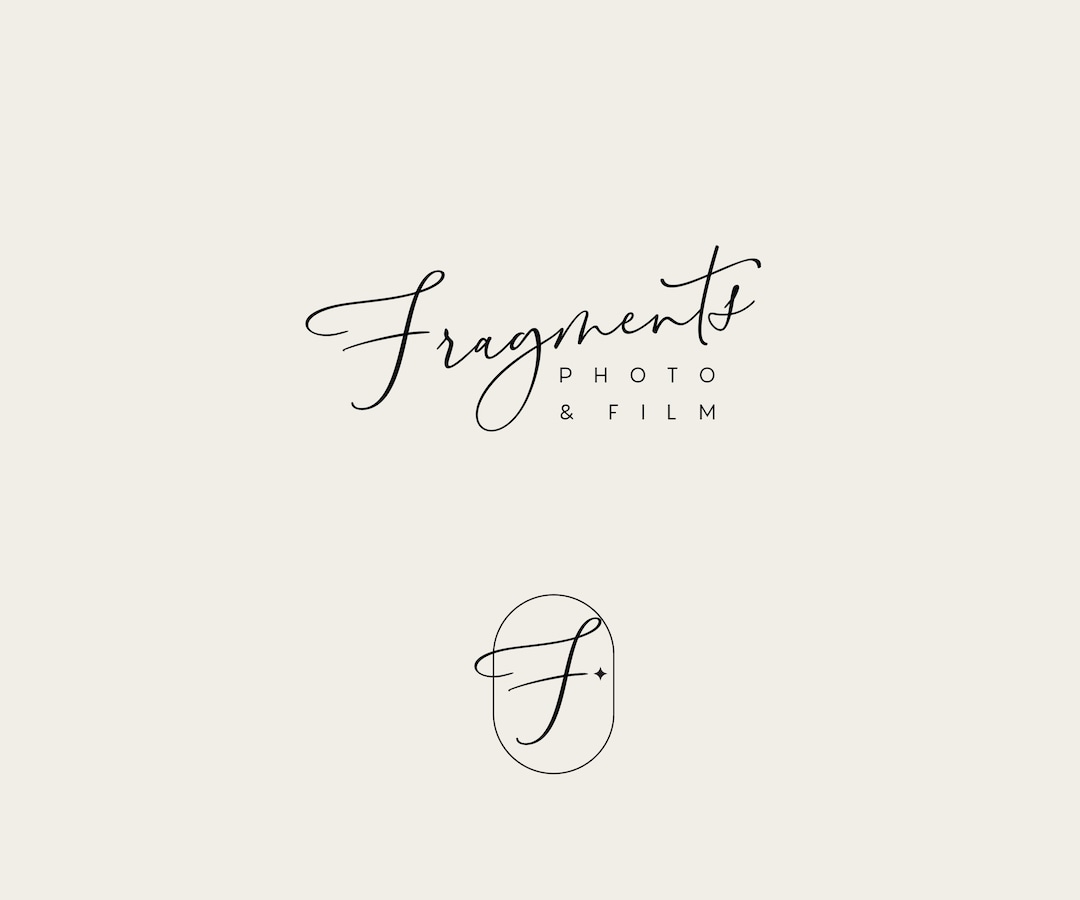 Minimalist Photography Logo Watermark | Submark Monogram Feminine ...