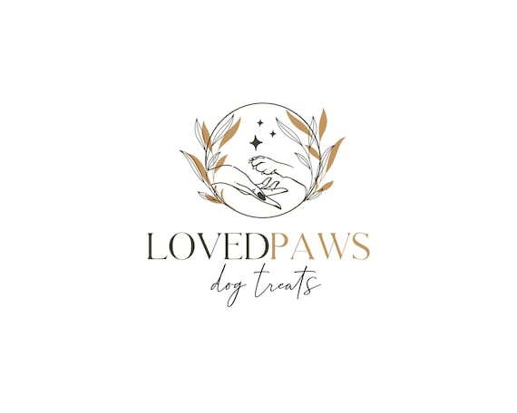 Dog Pet Paw Celestial Magic Logo Design Dog Treats Logo - Etsy