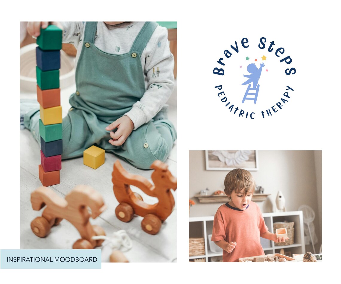 Children Therapy Logo Design - Spectrum Kids Psychology Branding Kit ...