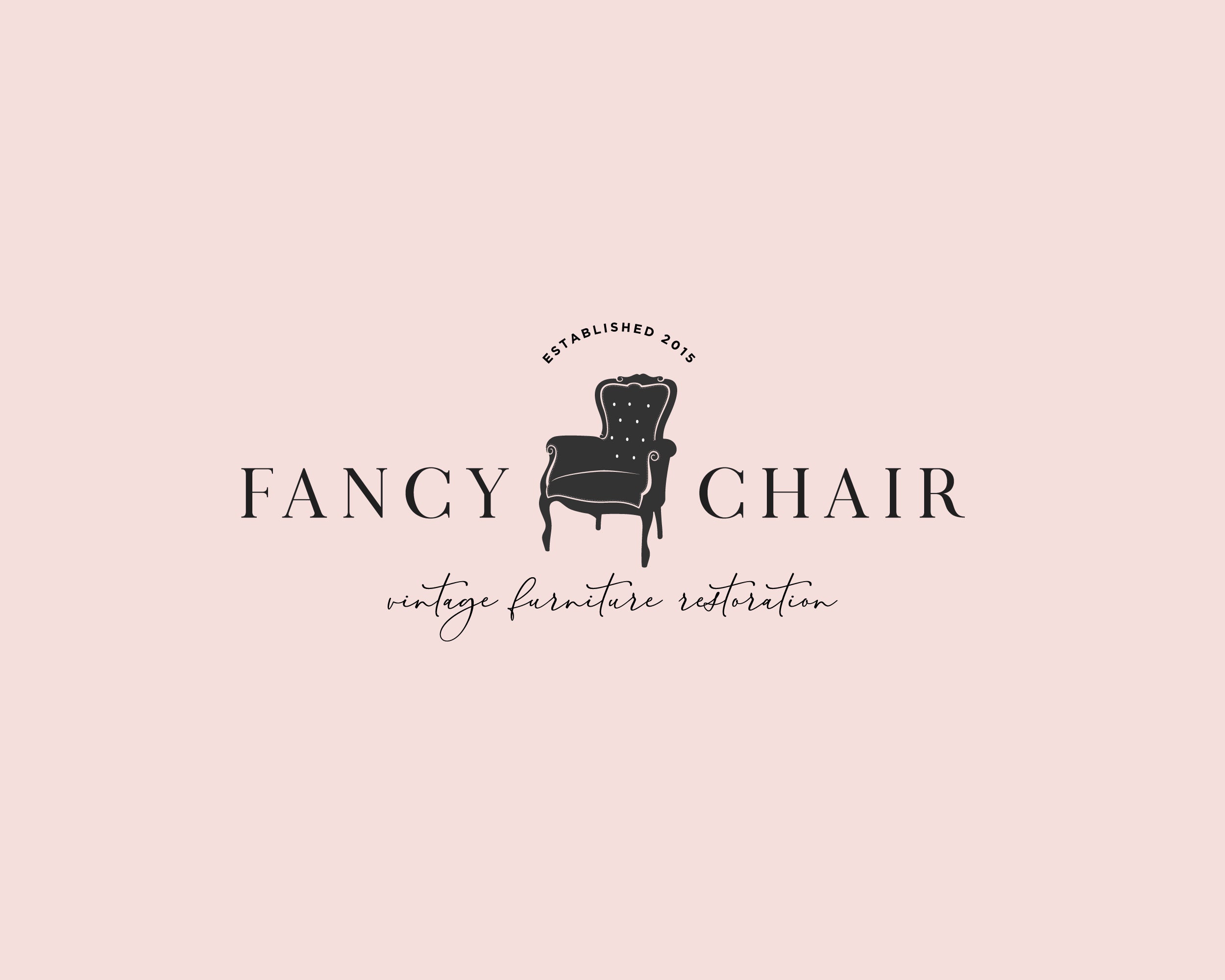 Chair Furniture Home Decor Vintage Logo | Furniture Restoration Logo ...