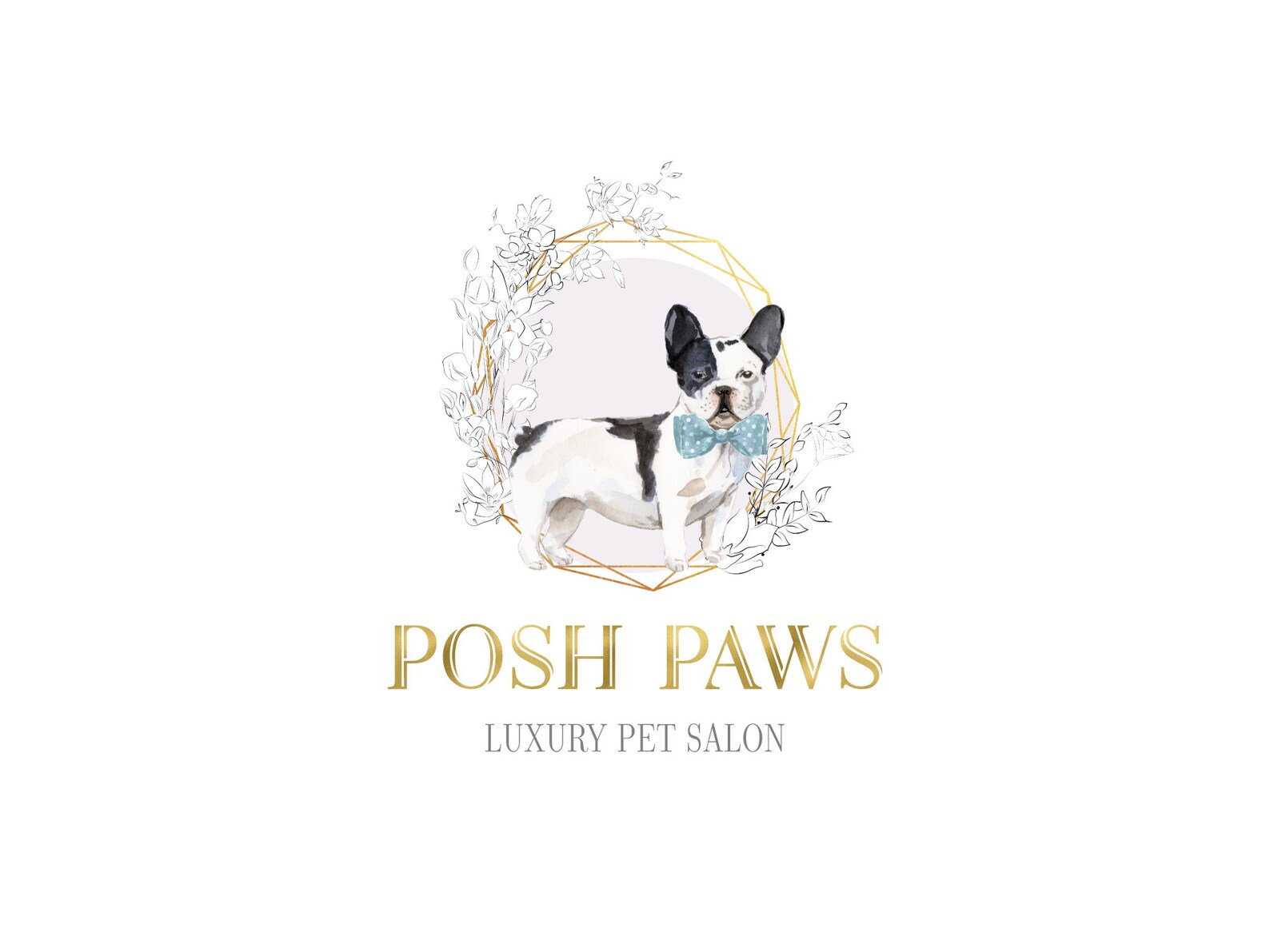 Pet Salon Grooming Logo Design Pet Spa Pet Care Dog - Etsy