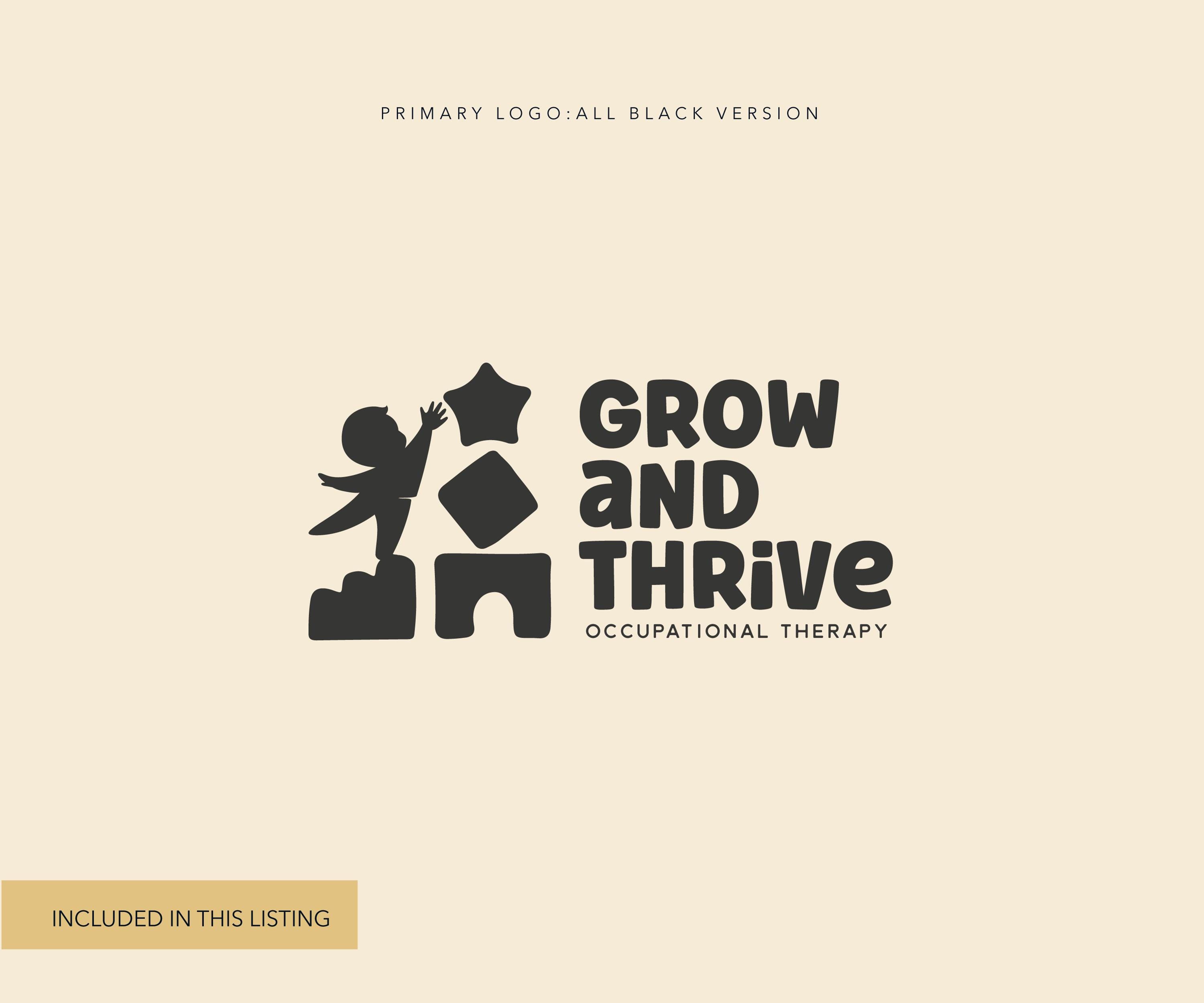 Children Therapy Logo Design - Ocuppational Therapy, ABA, Daycare ...