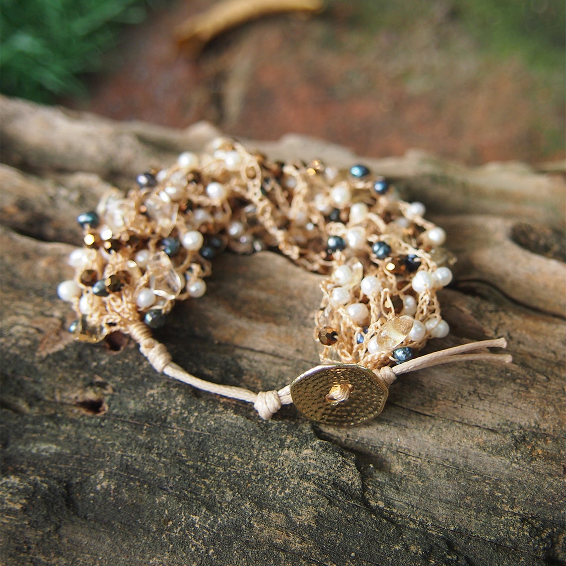 Freshwater Pearl Mix Multi Strands Bracelet Beaded Bracelet - Etsy