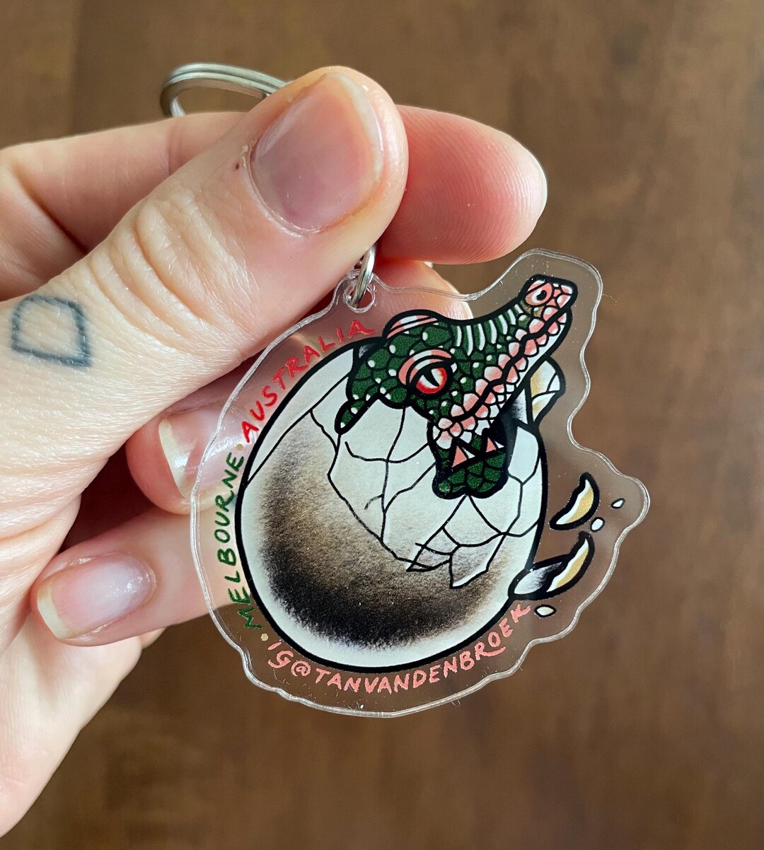 Baby Croc Keyring - Etsy