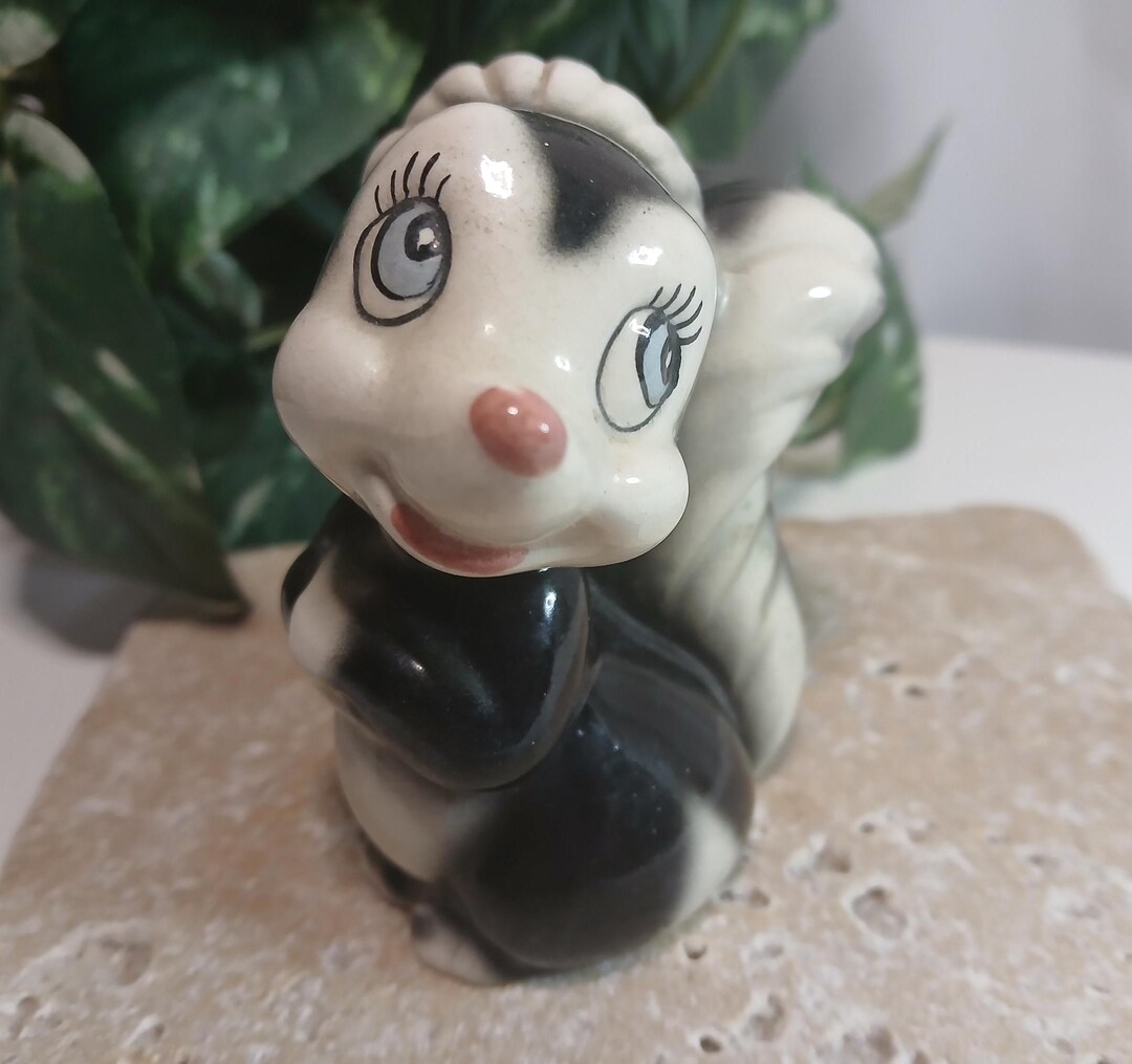 Vintage Evan K Shaw Porcelain Disney's "flower " the Skunk From the ...