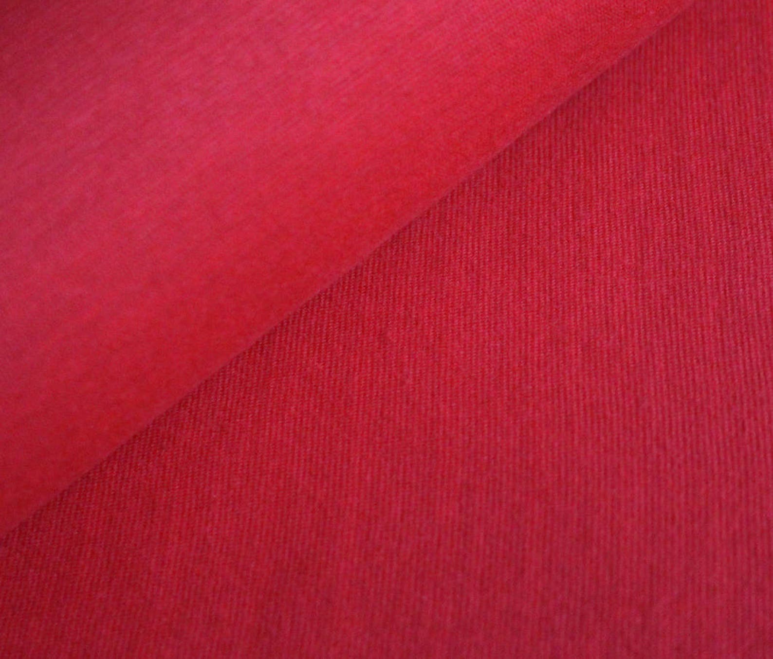 Organic cotton fabric smooth ribbing made in Germany red | Etsy
