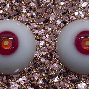 18mm Ruby Crystal in Pinkred Resin BJD Doll Eyes 2B - Etsy