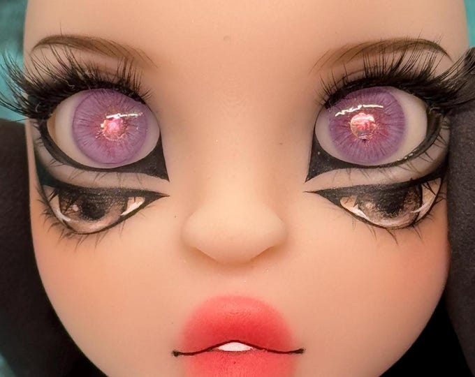 14mm Pink Crystal in Pastel Mix Resin BJD Doll Eyes BB16 - Etsy
