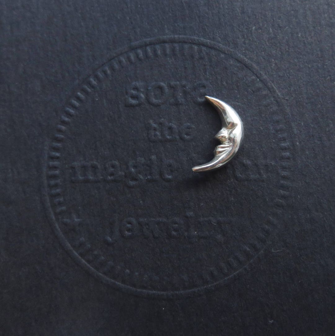 Crescent Moon Tie Tack Moon Pin Moon Lapel Pin Small Moon - Etsy