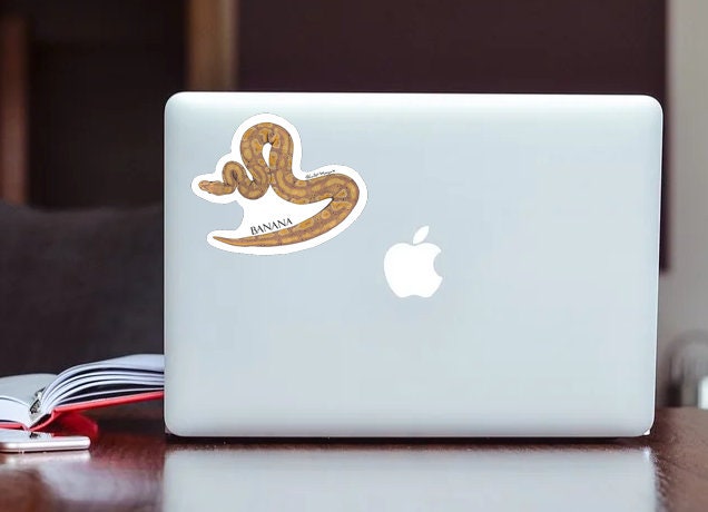 Ball Python Banana Morph Stickers, Laminated Stickers, Waterproof ...