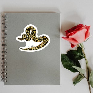 Ball Python Pastel Morph Stickers, Laminated Stickers, Waterproof ...