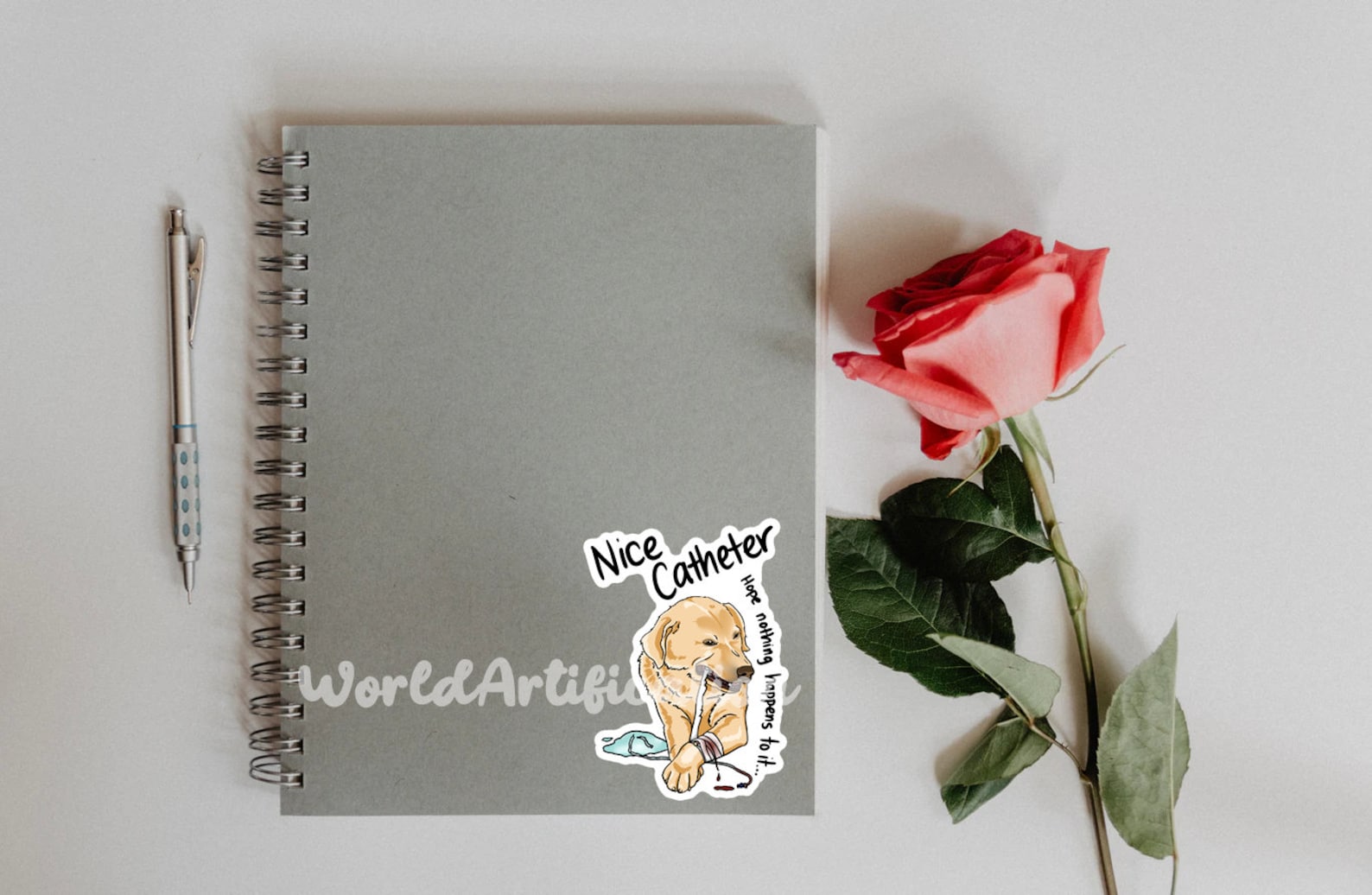 IV Catheter Sticker, Waterproof Sticker, Laminated Sticker, Vet Med ...