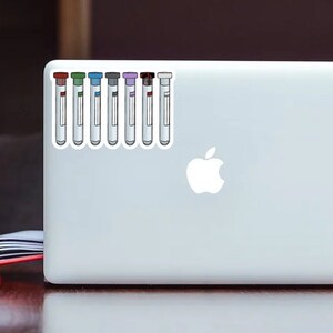 Collection Tubes Waterproof Stickers Laminated Stickers Vet | Etsy