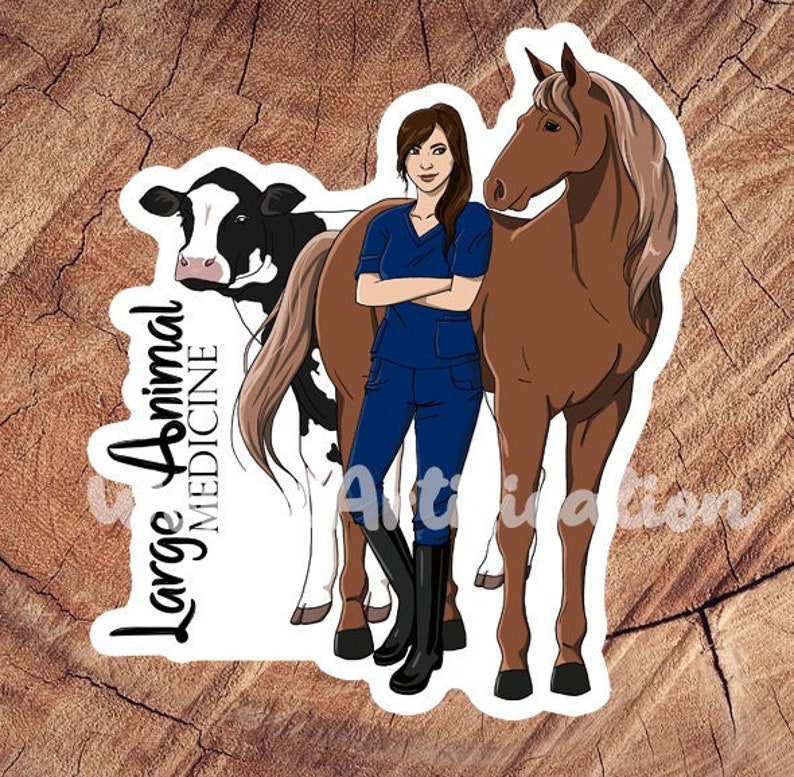 Large Animal Medicine Sticker Waterproof Stickers Laminated - Etsy