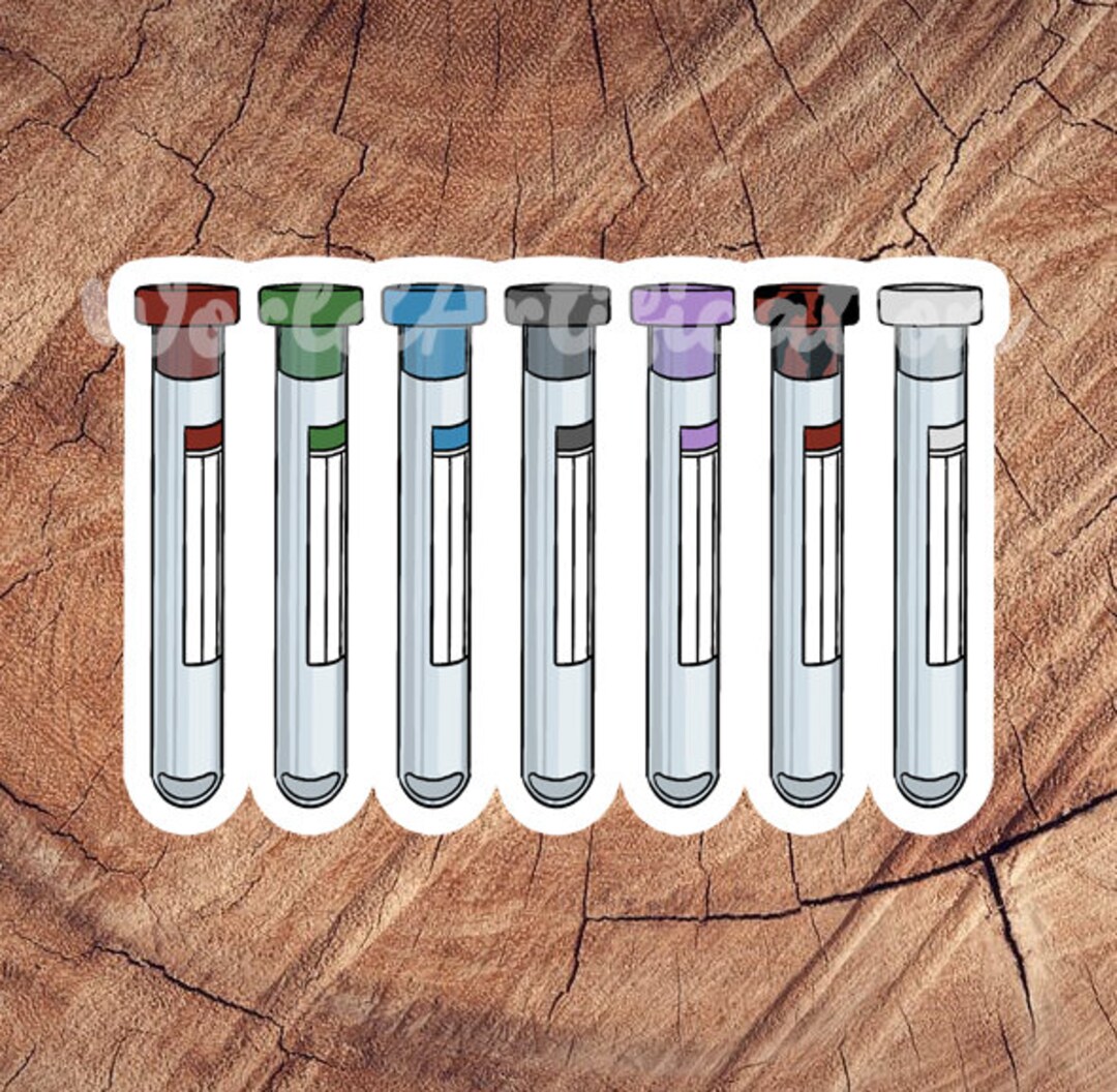 Collection Tubes, Waterproof Stickers, Laminated Stickers, Vet Med Gift ...