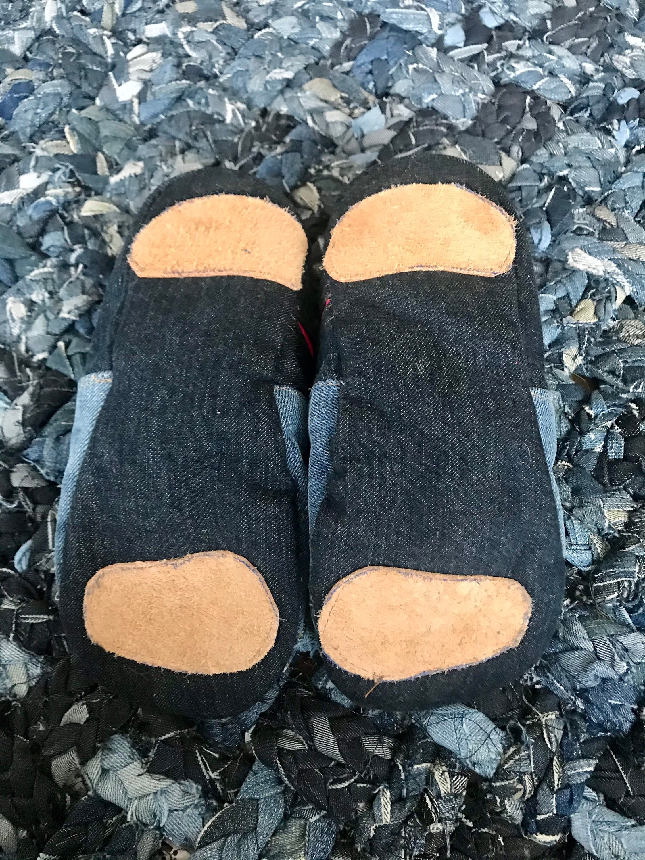 Denim Slippers, Household Jeans Slippers, Man/women/kids Denim Slippers ...