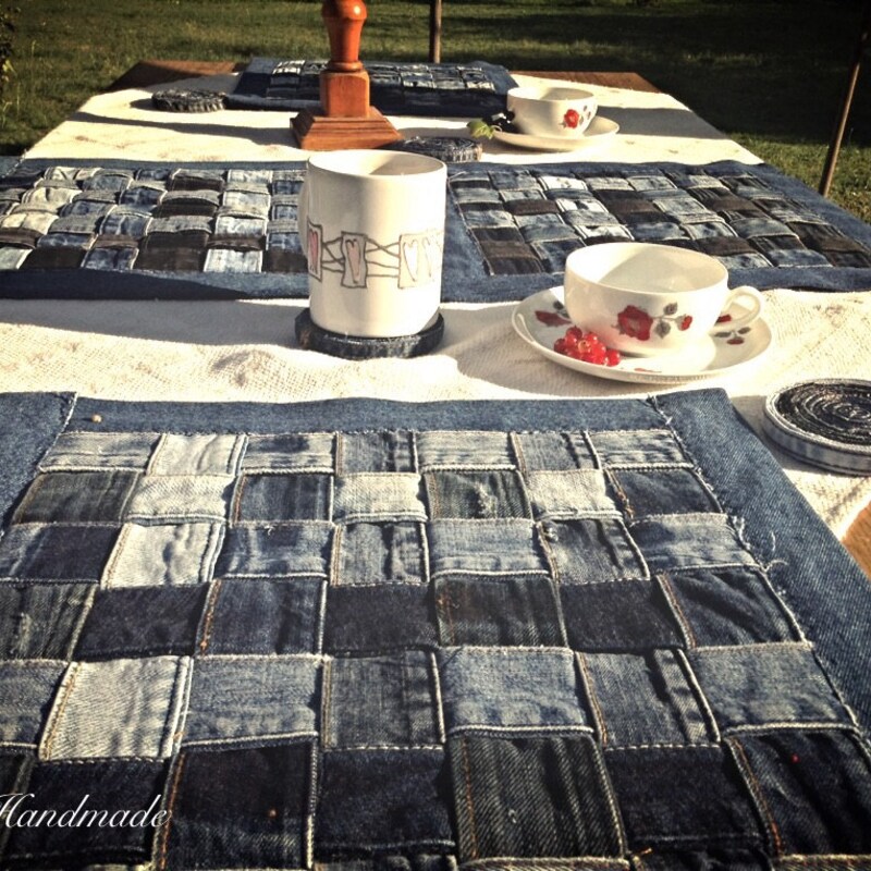 Denim Placemat - Etsy