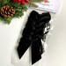 Black Velvet Christmas Tree Bows, Velvet Bows for Christmas Tree ...