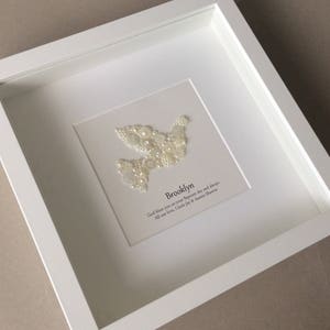 Confirmation Gift - Christening - Dove Artwork - Baptism Gift for Girl ...
