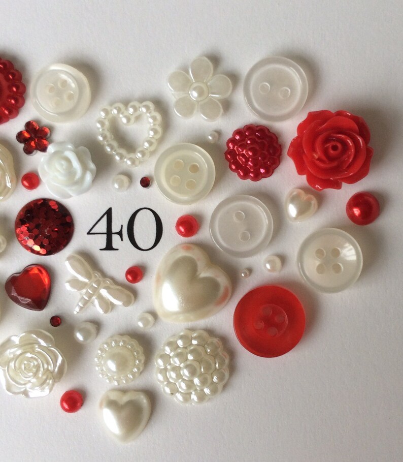 40th Anniversary Gift Ruby Wedding 40th Wedding Anniversary | Etsy