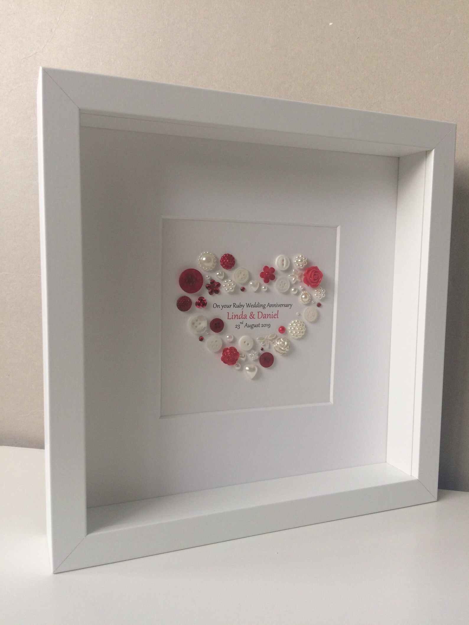 Ruby Wedding Anniversary 40th Wedding 40th Anniversary Ruby | Etsy