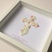 Baptism Gift for Girl - Christening Gift - Button Art - Confirmation ...