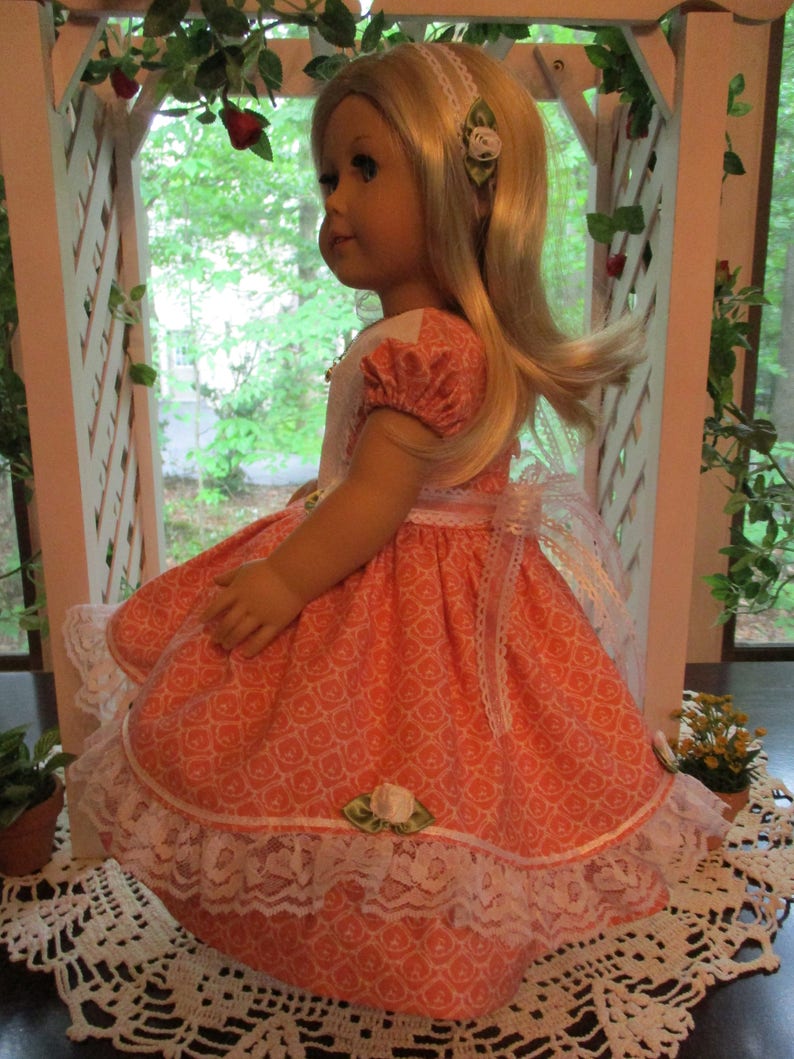 Southern Belle Pink Doll Dress To Fit Your 18 American Etsy