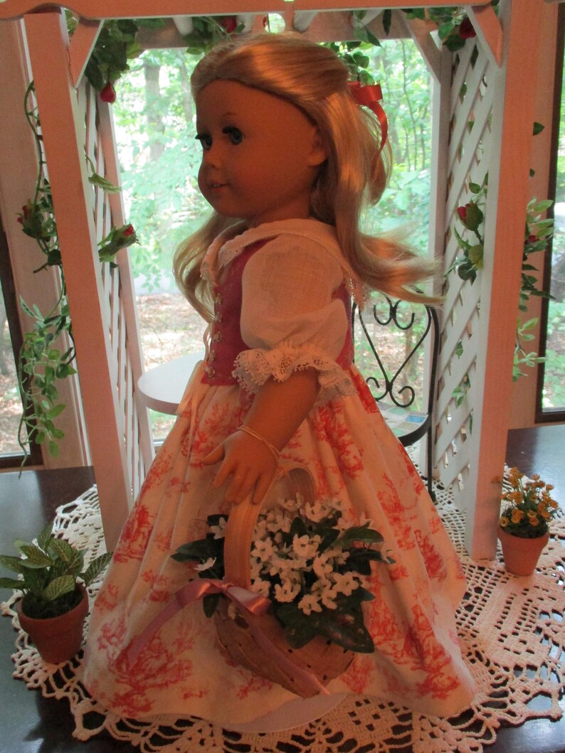 Reserved Laureen Pink French Regency Or Colonial Doll Etsy