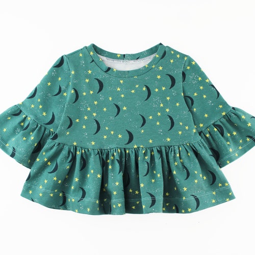 Girls Top Pattern Pdf Girls Sewing Pattern Pdf Peasant Top - Etsy