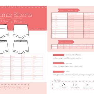 Easy Bummie Shorts PDF Sewing Pattern - Etsy