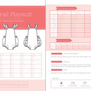 Overall Playsuit PDF Sewing Pattern - Etsy