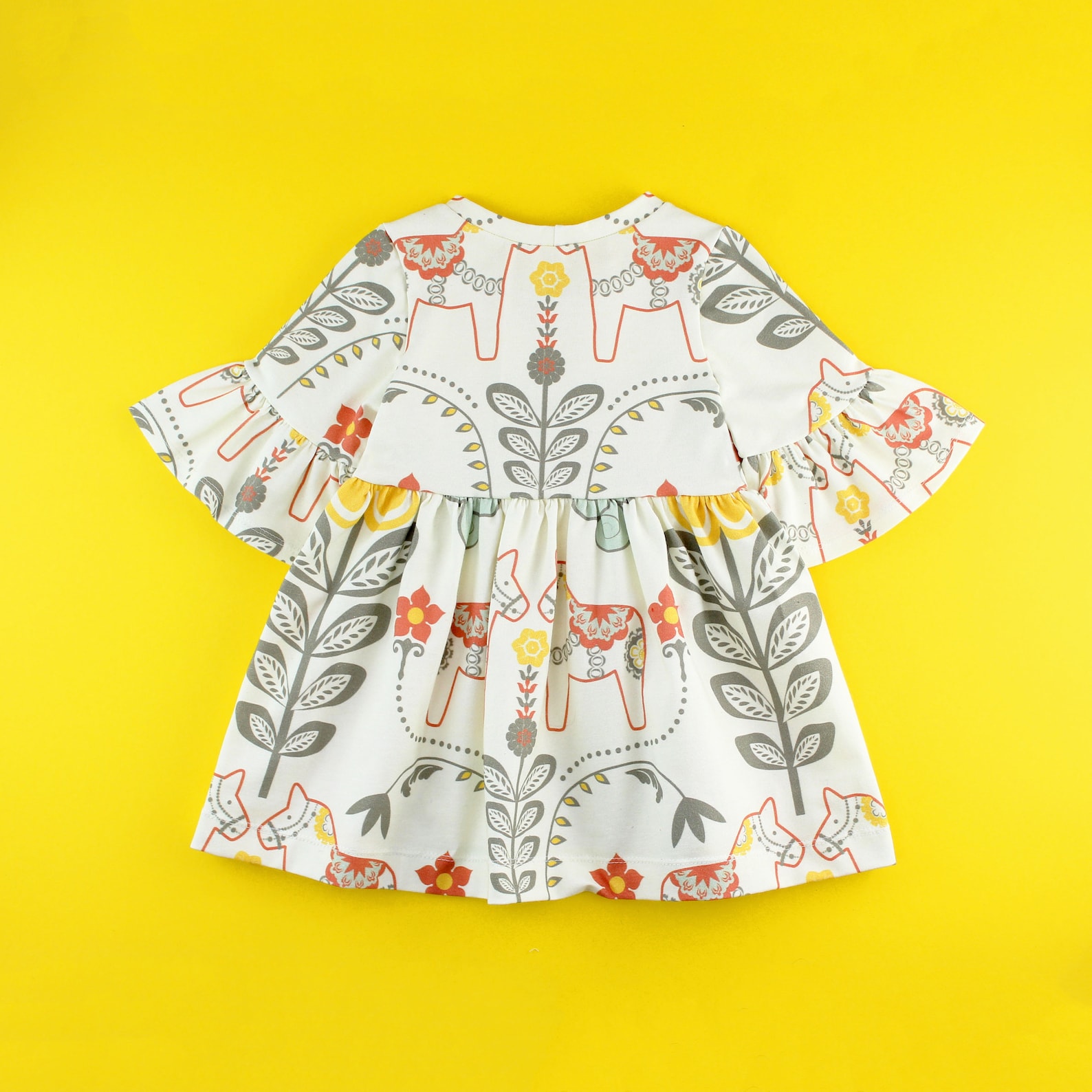 Bell Sleeve Dress PDF Sewing Pattern - Etsy