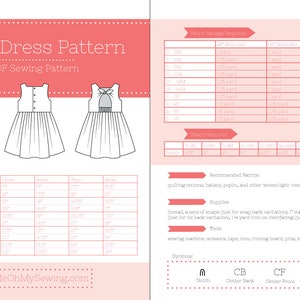 Daisy Dress PDF Sewing Pattern - Etsy