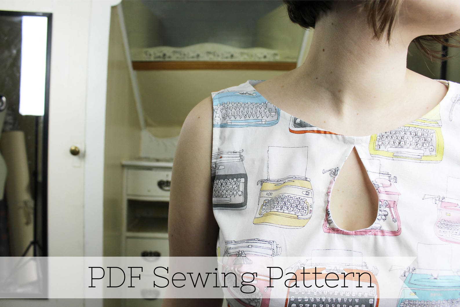 Keyhole Dress PDF Sewing Pattern Tutorial Downloadable | Etsy